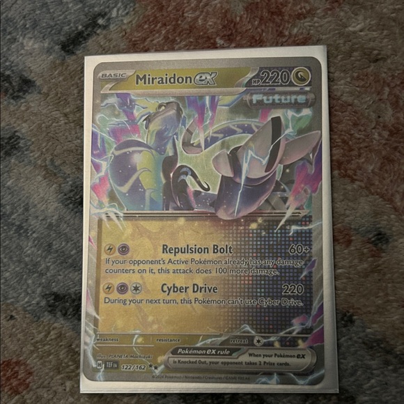 Pokemon | Toys | Pokemon Miraidon Ex Trading Card Purple Yellow Blue ...